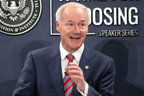 Arkansas Gov Asa Hutchinson Speaks At Reagan Library About Future Of
