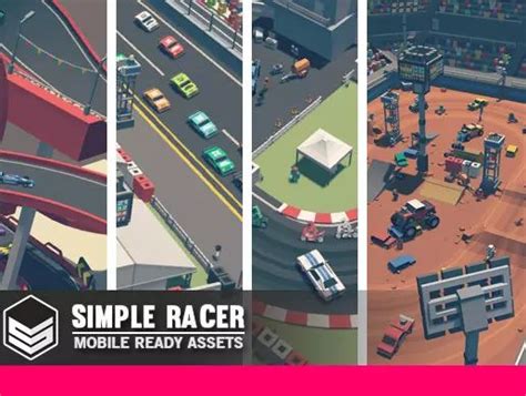 simple racer cartoon assets 3d land unity asset store unity