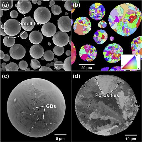 A Typical Characteristics Of The Gas Atomized In738lc Powder B