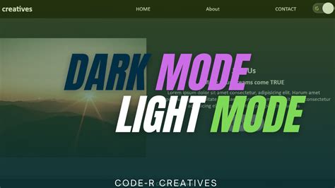 dark mode light mode 🤩 theme switcher using css variables real