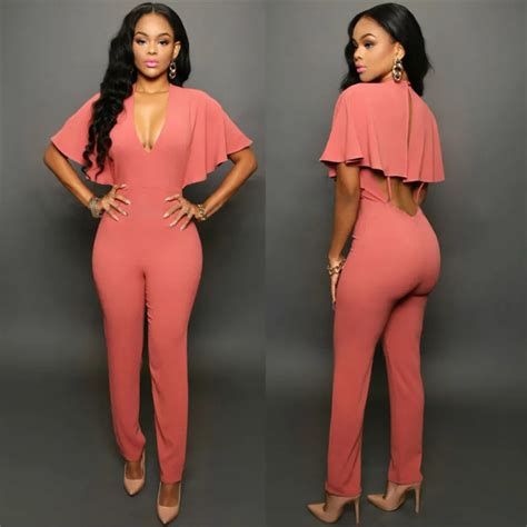 Buy Summer Fashion One Piece Bodycon Jumpsuit Women