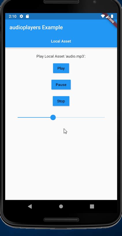 flutter audio slider with assets audio player stack overflow