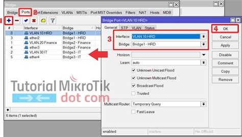 Tutorial Konfigurasi Vlan Mikrotik Lengkap Dengan Pen