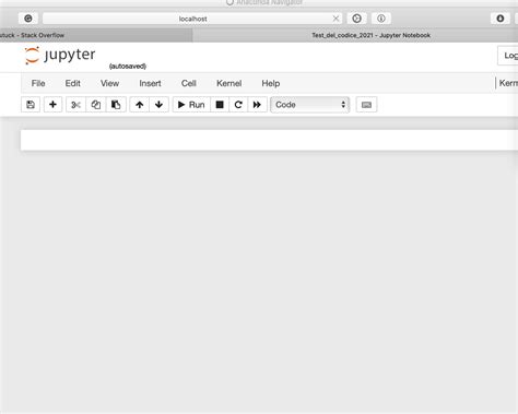 python jupiter notebook stuck stack overflow