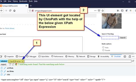 selenium locators validating xpath expressions and css selectors