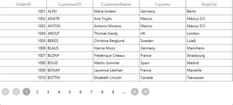 getting started with wpf datapager control syncfusion