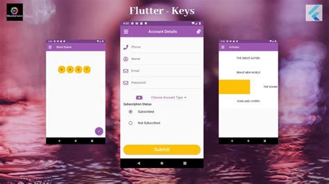 flutter tutorial flutter keys youtube