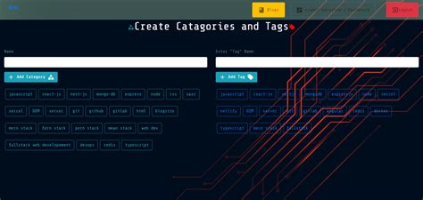mongodb react express node fullstack techblogsite w i p 🛠