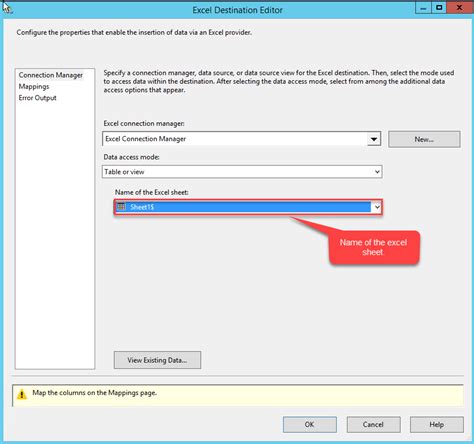 export data from sql server to excel and text file via using ssis
