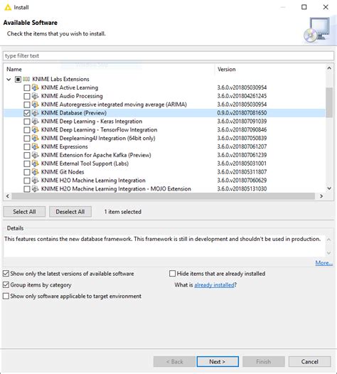 knime 3 6 database reader not retrieving new content after reset for ms