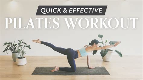Full Body Pilates Workout 20 Minute Strength And Tone Stretch Included