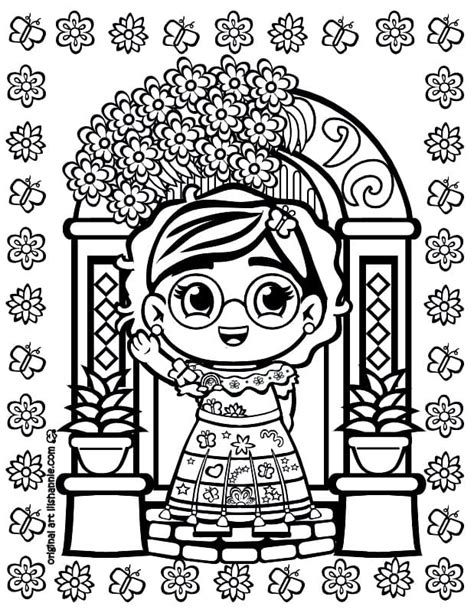 Dibujos De Encanto Chibi Mirabel Para Colorear Para Colorear Pintar E