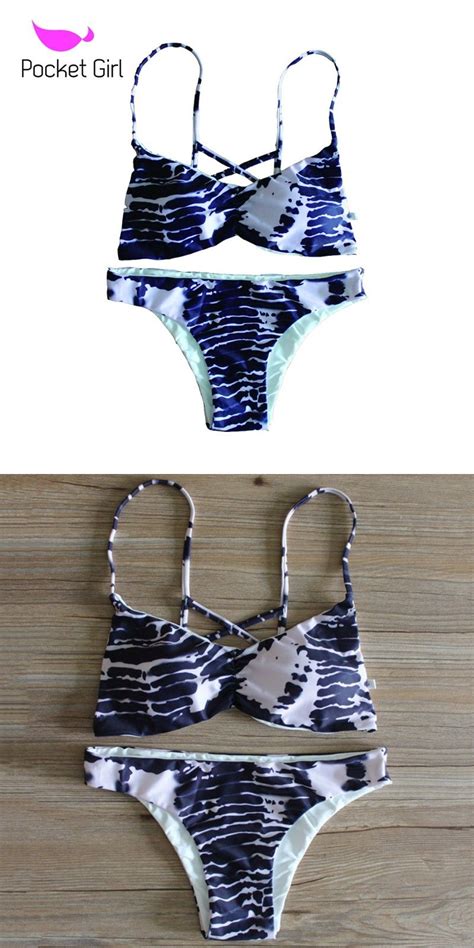 Pocket Girl 2016 Hot Bandage Swimwear Woman Brazilian Bikini Set