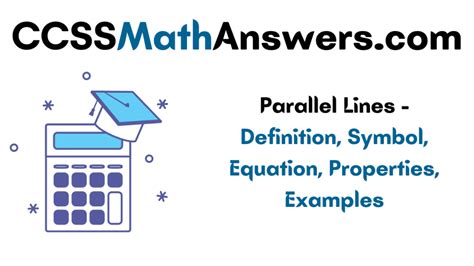 Parallel Lines Definition Symbol Equation Properties Examples