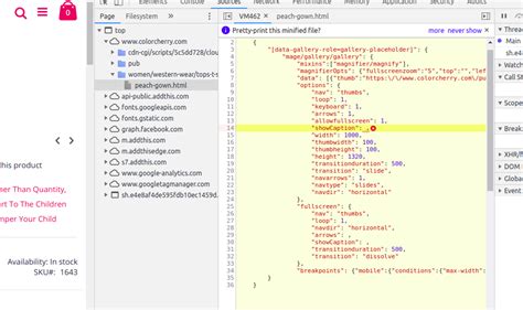 magento2 images not loading and size and color dropdown