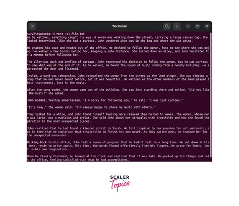 More Command In Linux With Examples Scaler Topics