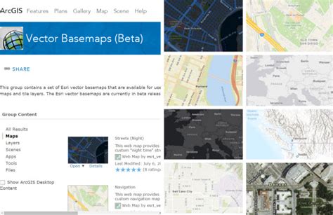 esri vector tile basemaps data and style updates arcgis blog