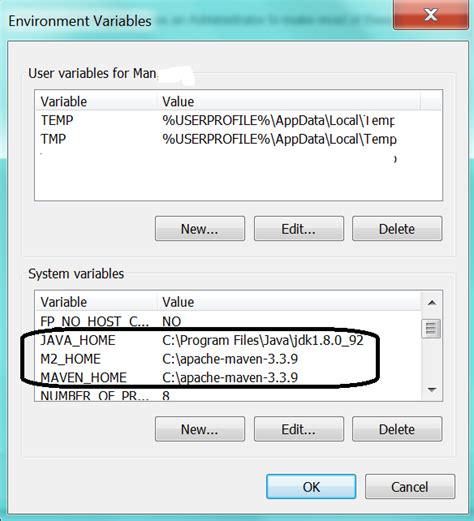 java unable to setup maven in windows 7 stack overflow