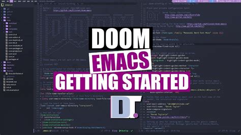 getting started with doom emacs distrotube