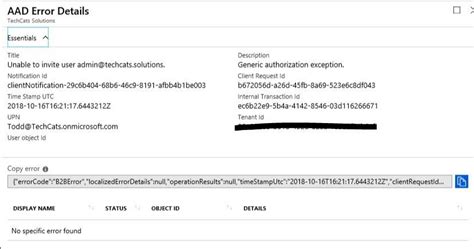 guest invites failing with generic authorization exception