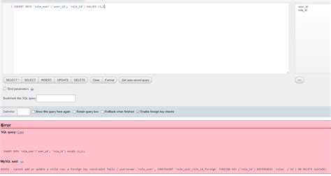 sql laravel 9 foreign key constraints issue on insert stack overflow