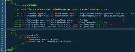 laravel v5 0 integration php grid framework