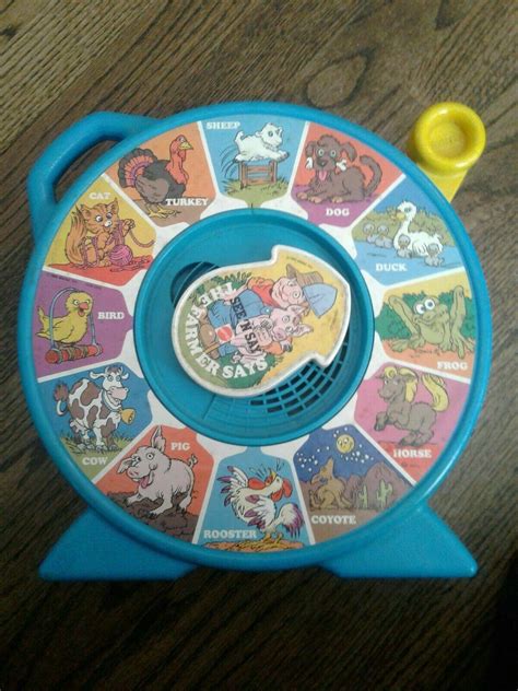 Vintage 1989 Mattel The Farmer Says Seen Say Talking Farm Tested And