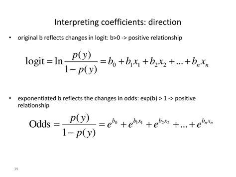 ppt logistic regression analysis powerpoint presentation