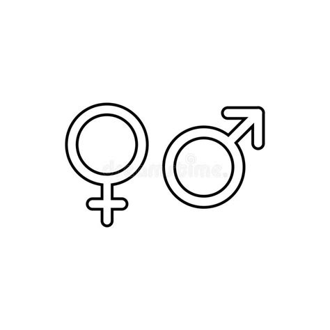 Sex Icon And Simple Flat Symbol For Website Mobile Logo App Ui Stock