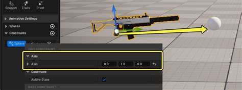 animation constraint tools in unreal engine unreal engine 5 1