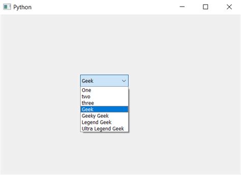 Pyqt5 Adding Multiple Items At Given Index In Combobox Geeksforgeeks