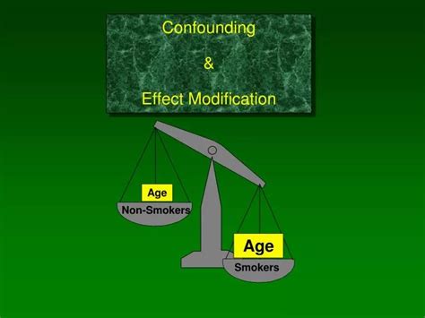 Ppt Confounding And Effect Modification Powerpoint Presentation Free