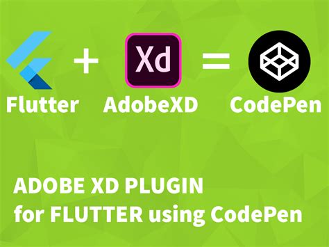 [updated] adobe xd plugin for flutter with codepen tutorial navoki