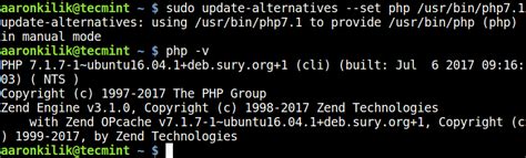 安装不同版本的php 更换php默认版本 php多版本安装 how to install different php 5 6 7 0