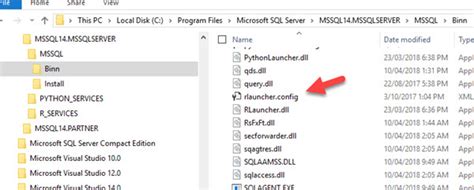 machine learning testing your installation of r and python in sql