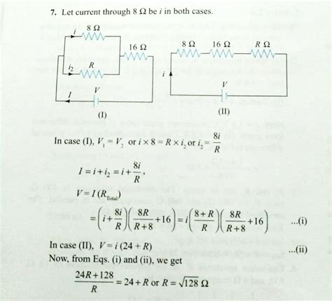 Parallel Circuit Find Unknown Resistance Circuit Diagram