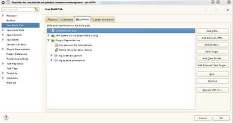 java how to insert an external jar to the plug in