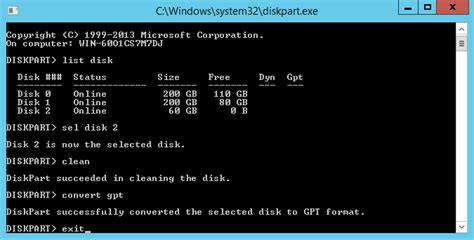 how to use command prompt to manage windows disks and partitions