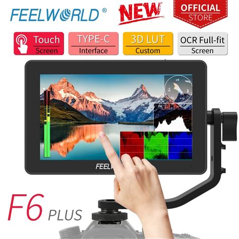 Feelworld F6 Plus 5 5 Inch On Camera Dslr Field Monitor 3d Lut Touch