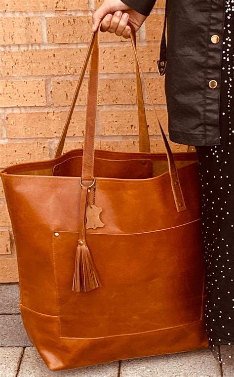 Leather Tote Bag Leather Tote Bags Women Large Leather Bag Etsy