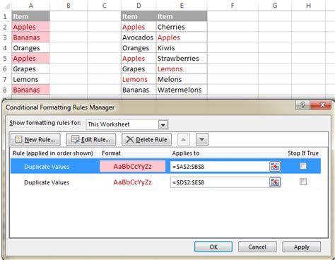 how to find and highlight duplicates in excel