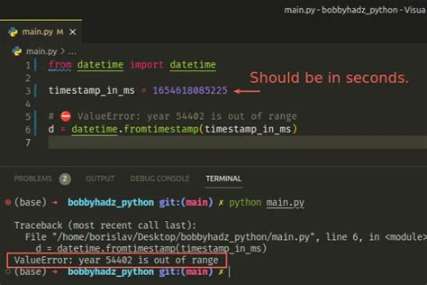 valueerror year is out of range in python [solved] bobbyhadz