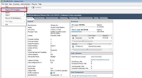 how to backup export and restore import virtual machines to vmware