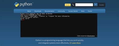 Онлайн python компиляторы для запуска кода в браузере — itgap