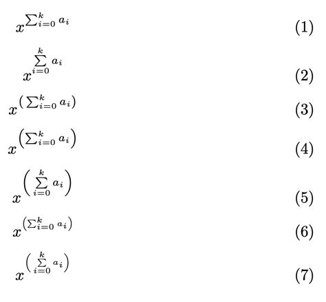 is there a way to make large symbols look better in superscripts and