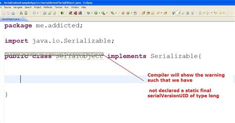 marker interfaces serialization and serialversionuid