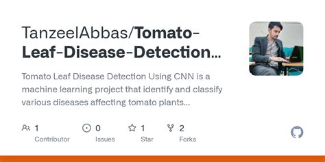 Github Tanzeelabbas Tomato Leaf Disease Detection Using Cnn Tomato