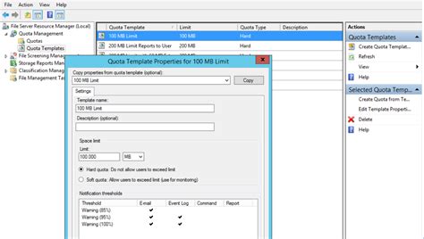 how to set up fsrm