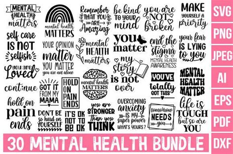 Self Love Svg Mental Health Svg Positive Graphic By Svgdesignrocket