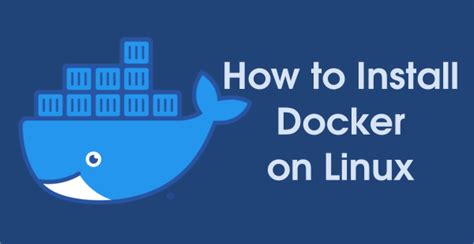 install docker on linux 1 2daygeek